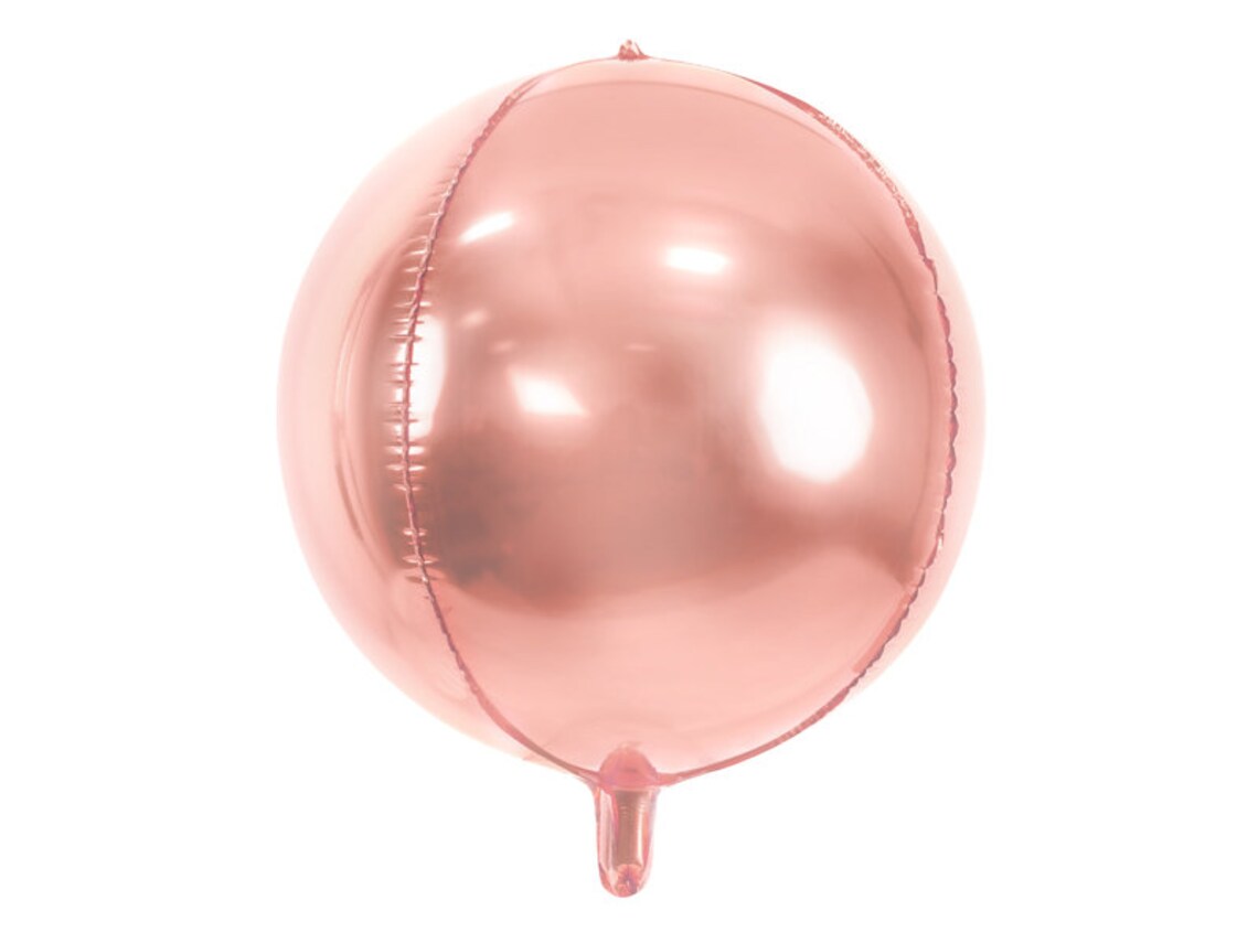 Rose Gold Orbz Foil Balloon Wedding Party Decorations Happy - Etsy