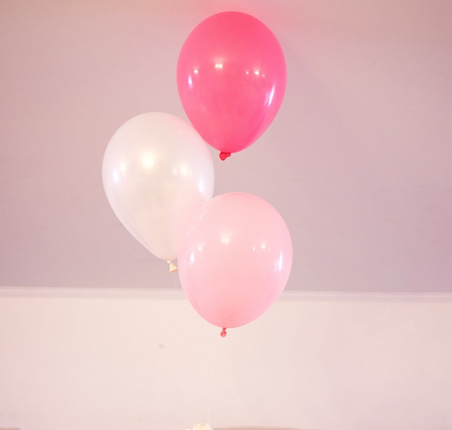 Blush Pink Balloons 11 Fuschia White Ceiling - Etsy