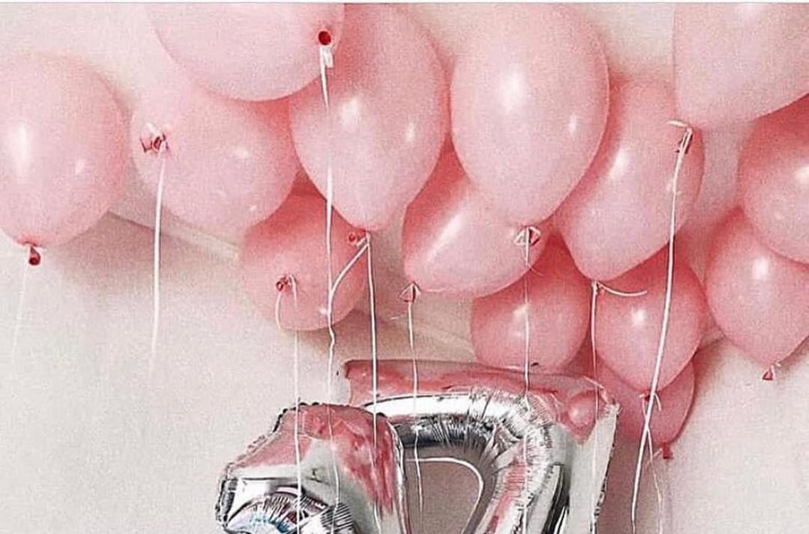 Blush Pink Balloons 11 Latex Ceiling Balloons - Etsy