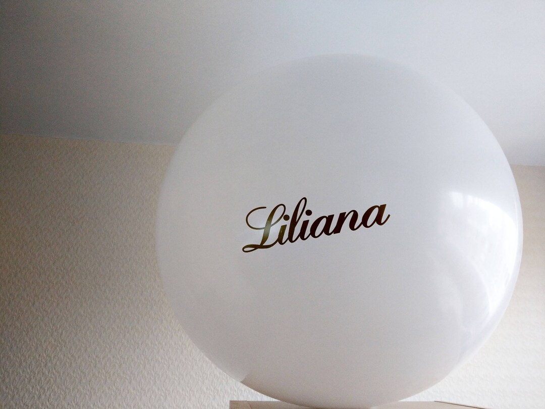 Custom Name Balloon, Vinyl Name, Personalised Balloons, Hello 30, Happy ...