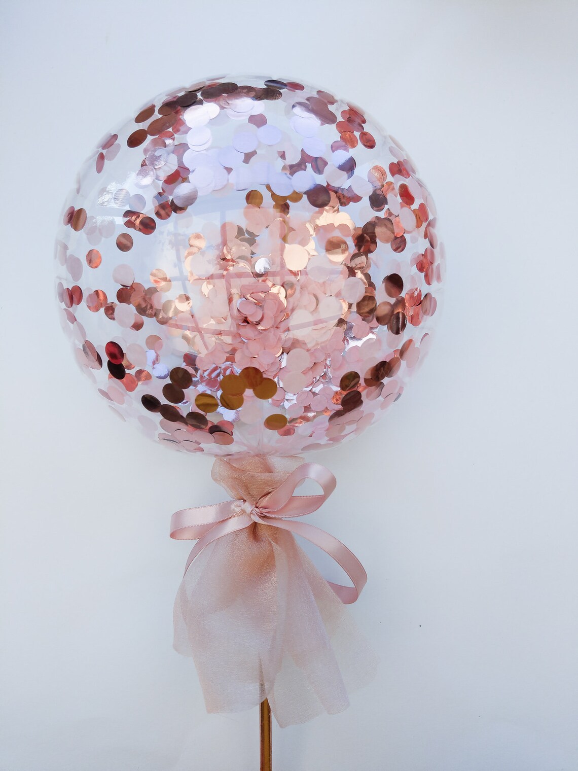 Balloon Cake Topper Confetti 5 Bubble Balloon Party - Etsy