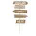 Cake Topper Woodland Signpost, 20.5cm, Happy Birthday Decorations, Kids ...