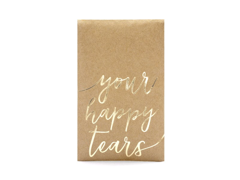 Your Happy Tears Napkins Wedding Bridal Tissues Botanical - Etsy