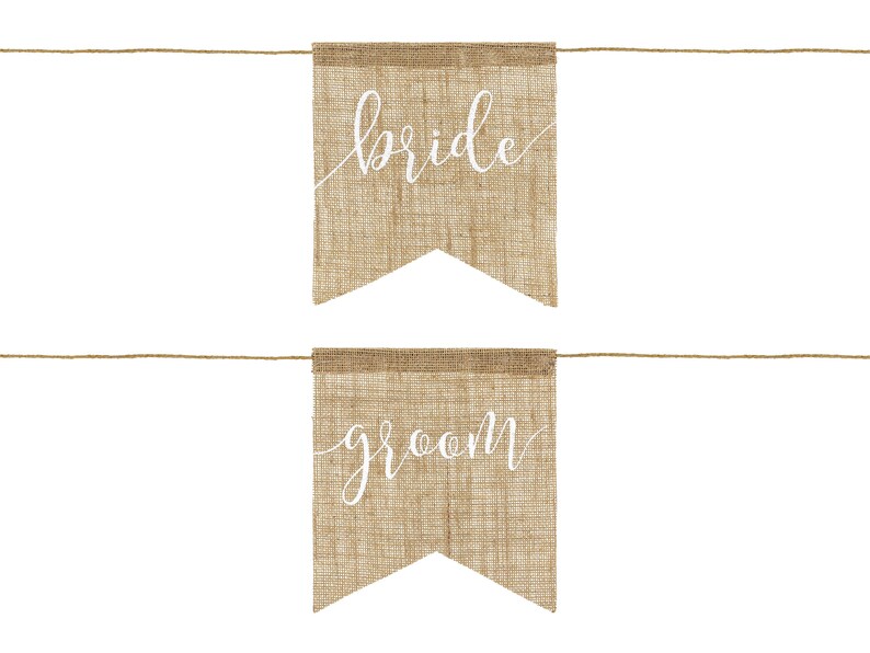 Bride Groom Rustic Wedding Sign Wedding Burlap Wedding - Etsy