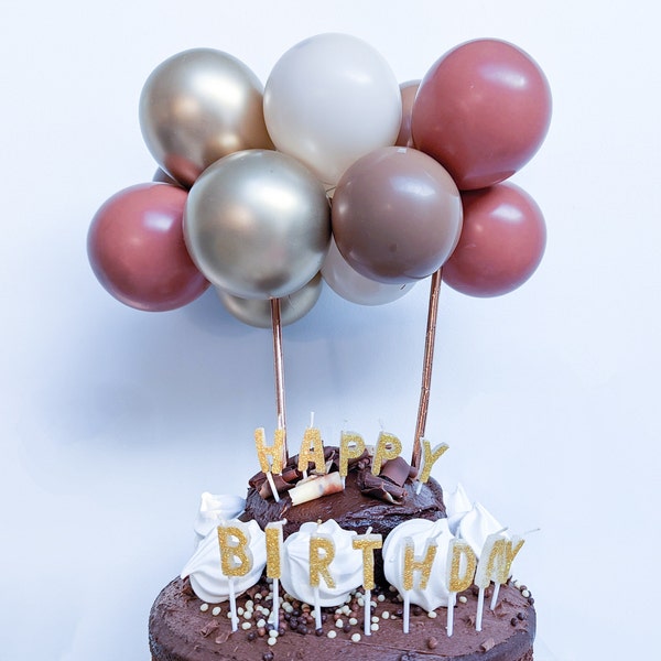 White Chocolate Balloon Cake Topper - Etsy