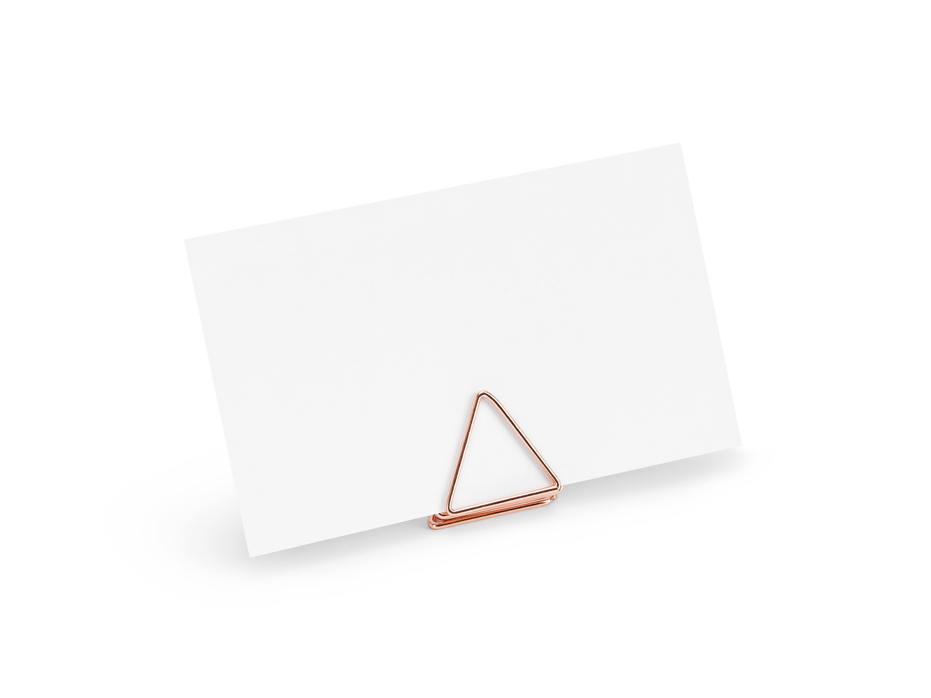 Rose Gold Place Card Holders Triangle Holder Table - Etsy UK