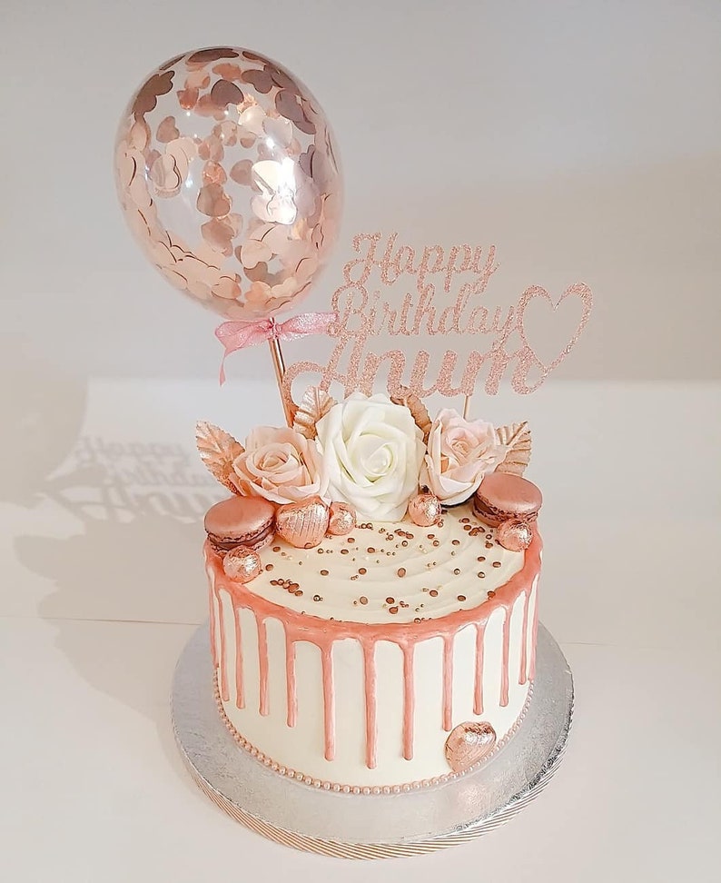 Cake Topper Balloons Mini Balloons 5 Latex Engagement | Etsy