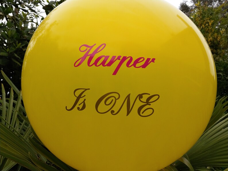 Custom Name Balloon Vinyl Name Custom Balloons Balloon - Etsy