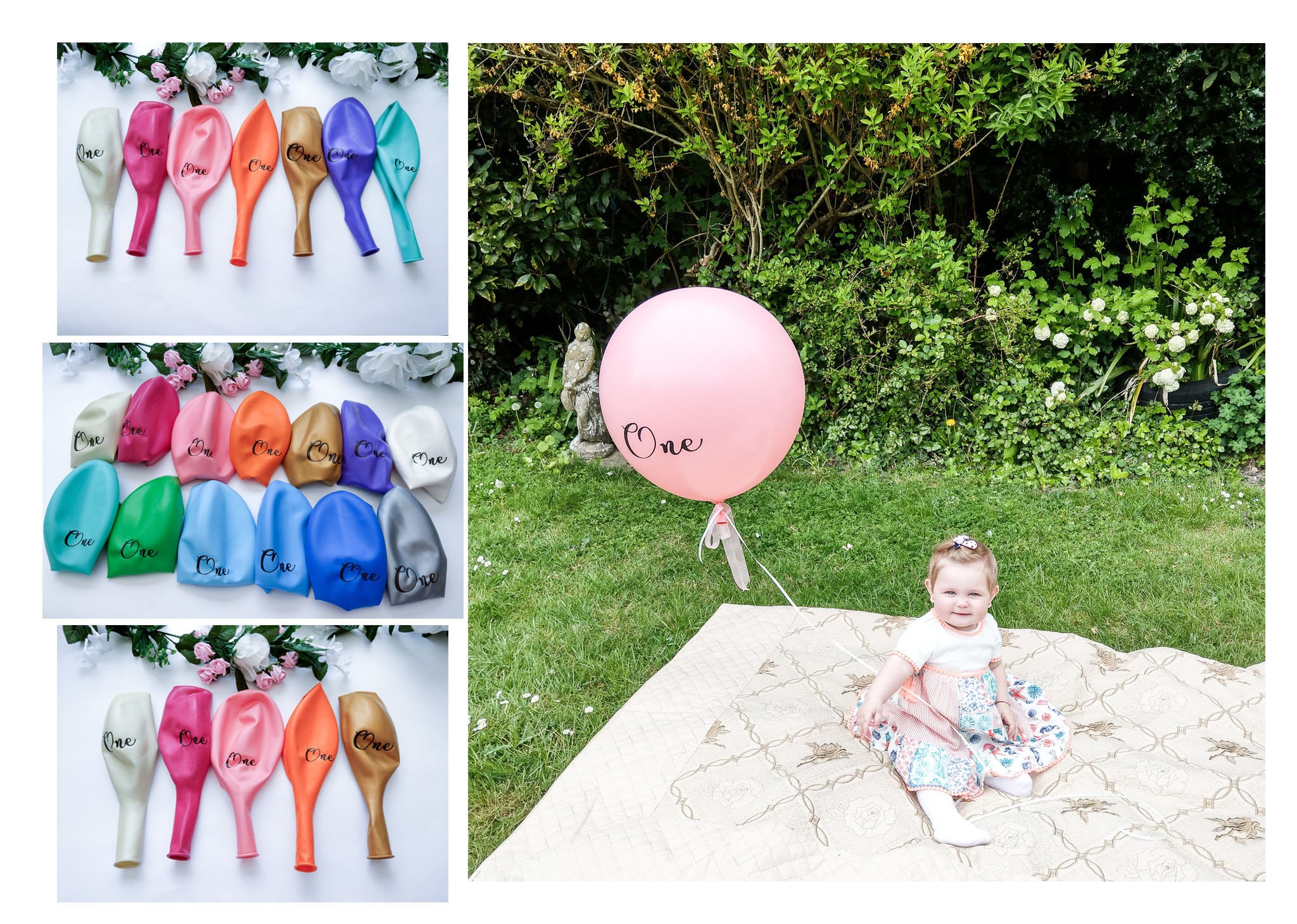 One Balloons Large Balloon Baby Shower Birthday Balloons | Etsy