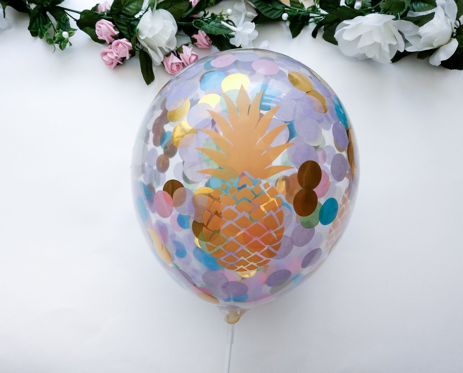 Pineapple Balloons, Birthday, Tropical Balloons, Luau Balloons, BBQ ...