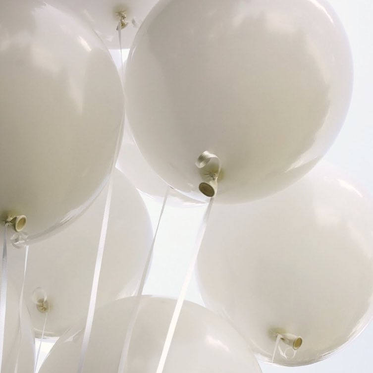 White Balloons 36 Giant Balloons Boho Botanical Wedding - Etsy UK