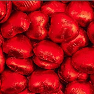 Red Heart Chocolates Wedding Favours Gifts Table Setting Treats ...