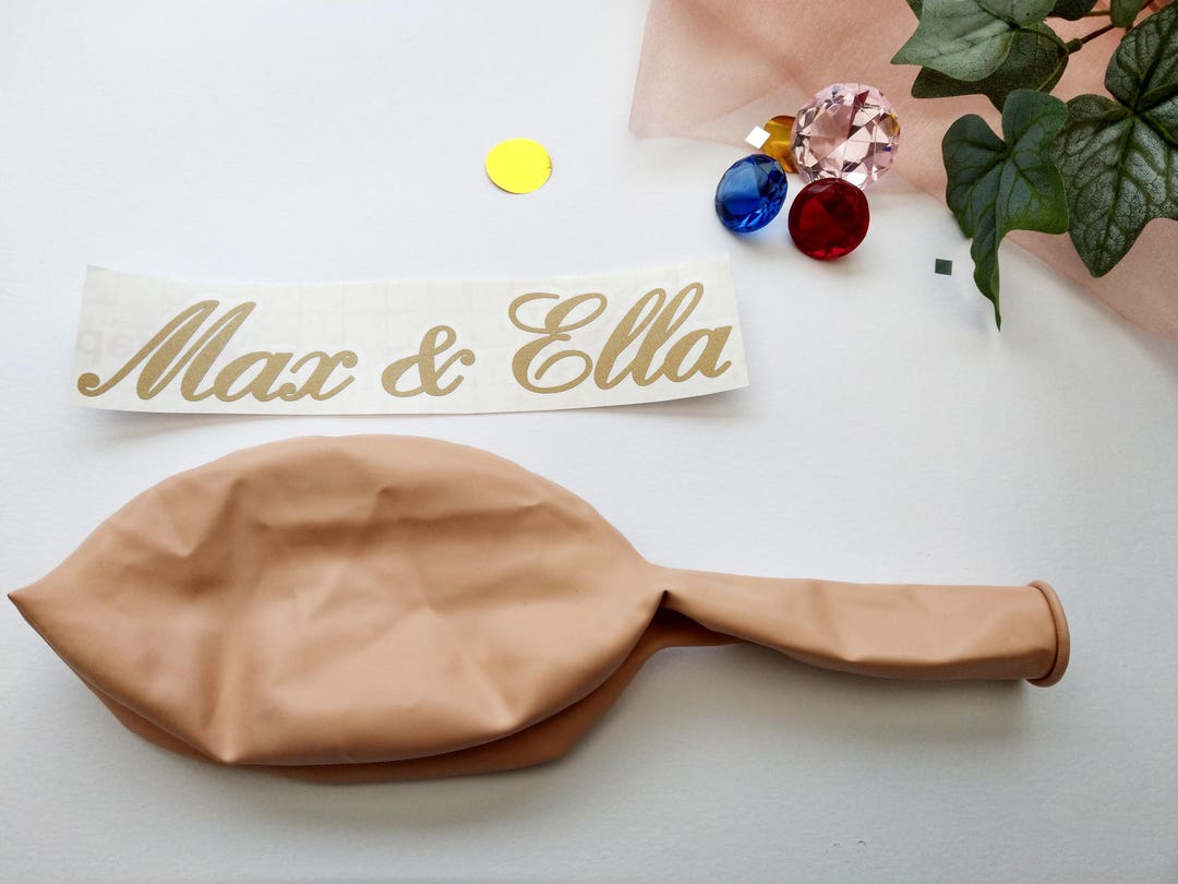 Personalized Balloon, Vinyl Name, Custom Balloons | Bridal Balloons ...