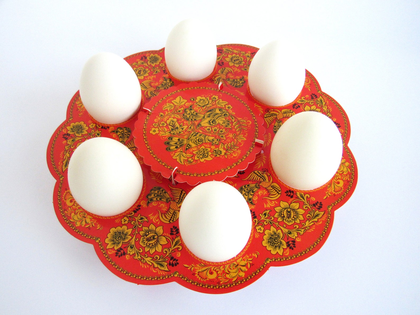 Pysanka Stand for 6 Chicken Easter Egg Pysanky Display Stand Chicken ...