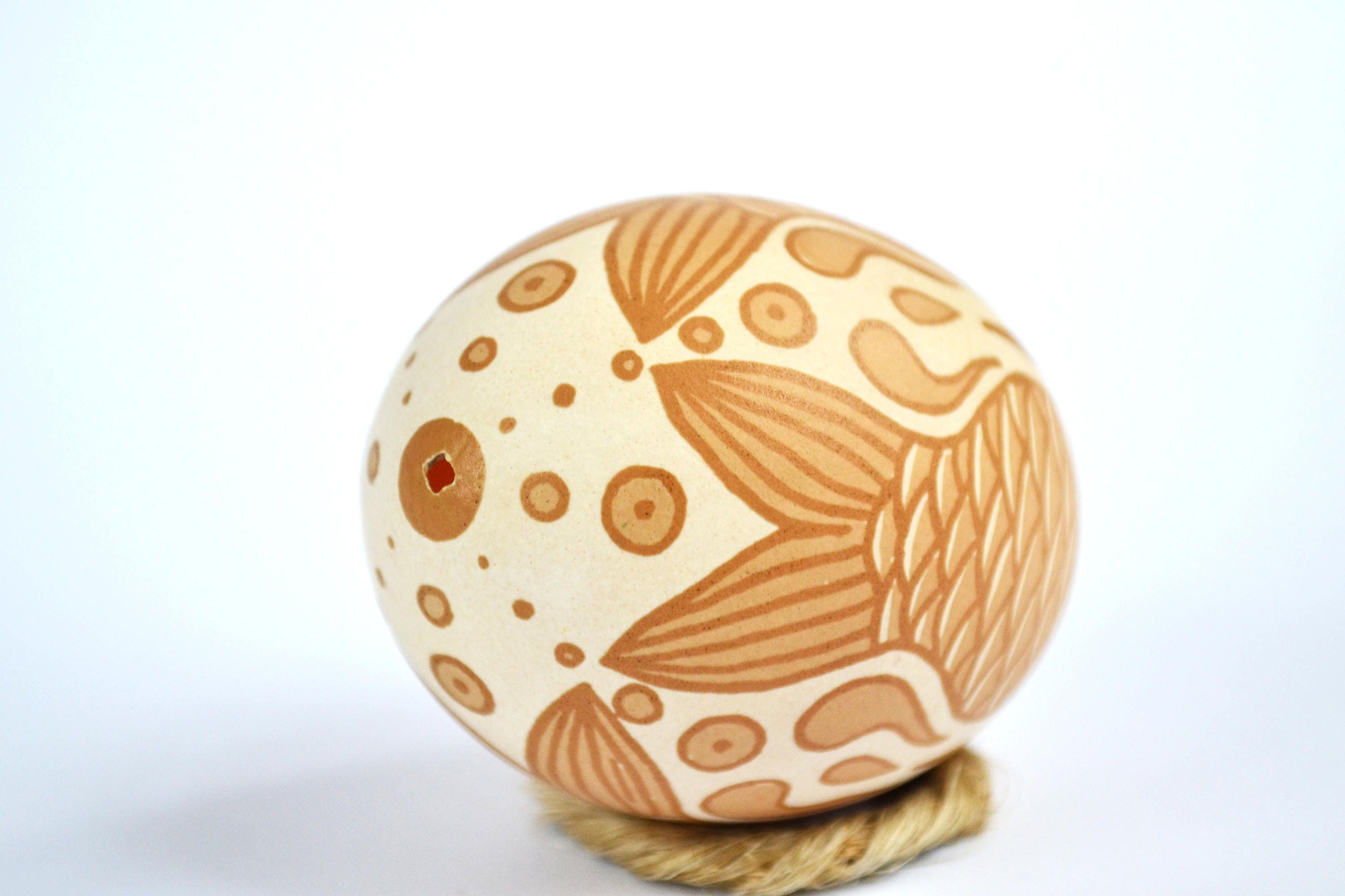 Pysanky Traditional Ukrainian Easter Egg Chicken Pysanka Real | Etsy