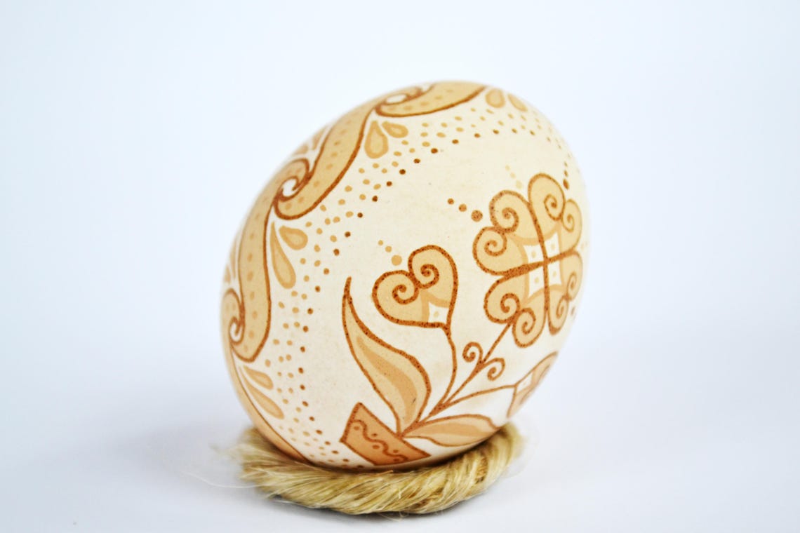 Real Ukrainian Pysanky Traditional Ukrainian Easter Egg Chicken Pysanka ...