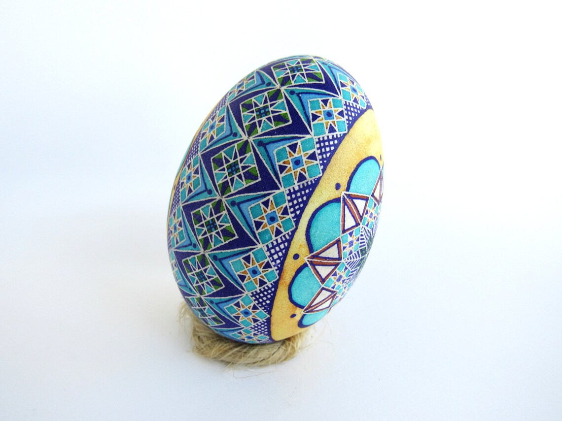 Pysanky Eggs Goose Egg Pysanky - Etsy