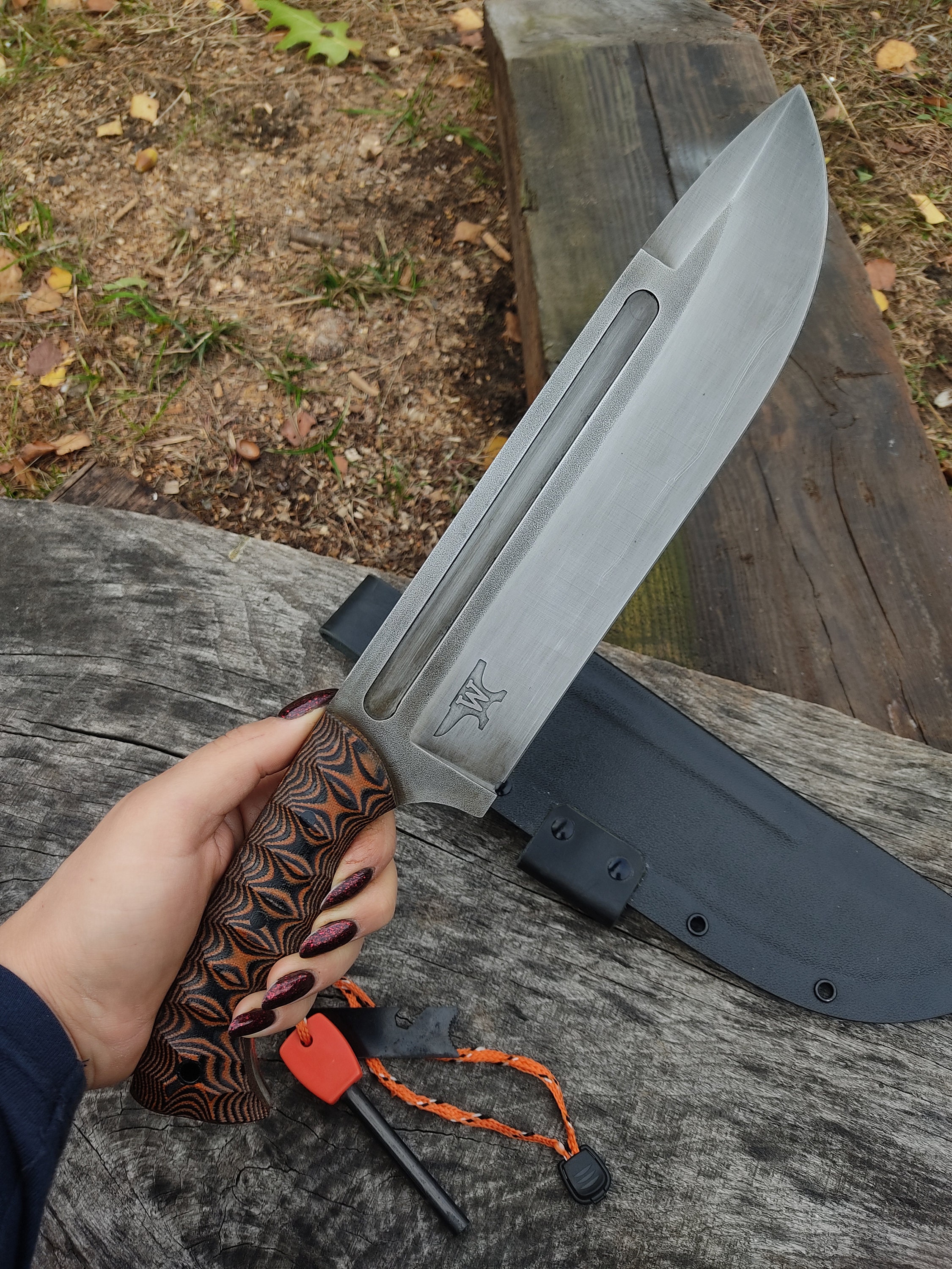 Bushcraft Knife / Survival Knife / Camping Knife/ Ready to - Etsy