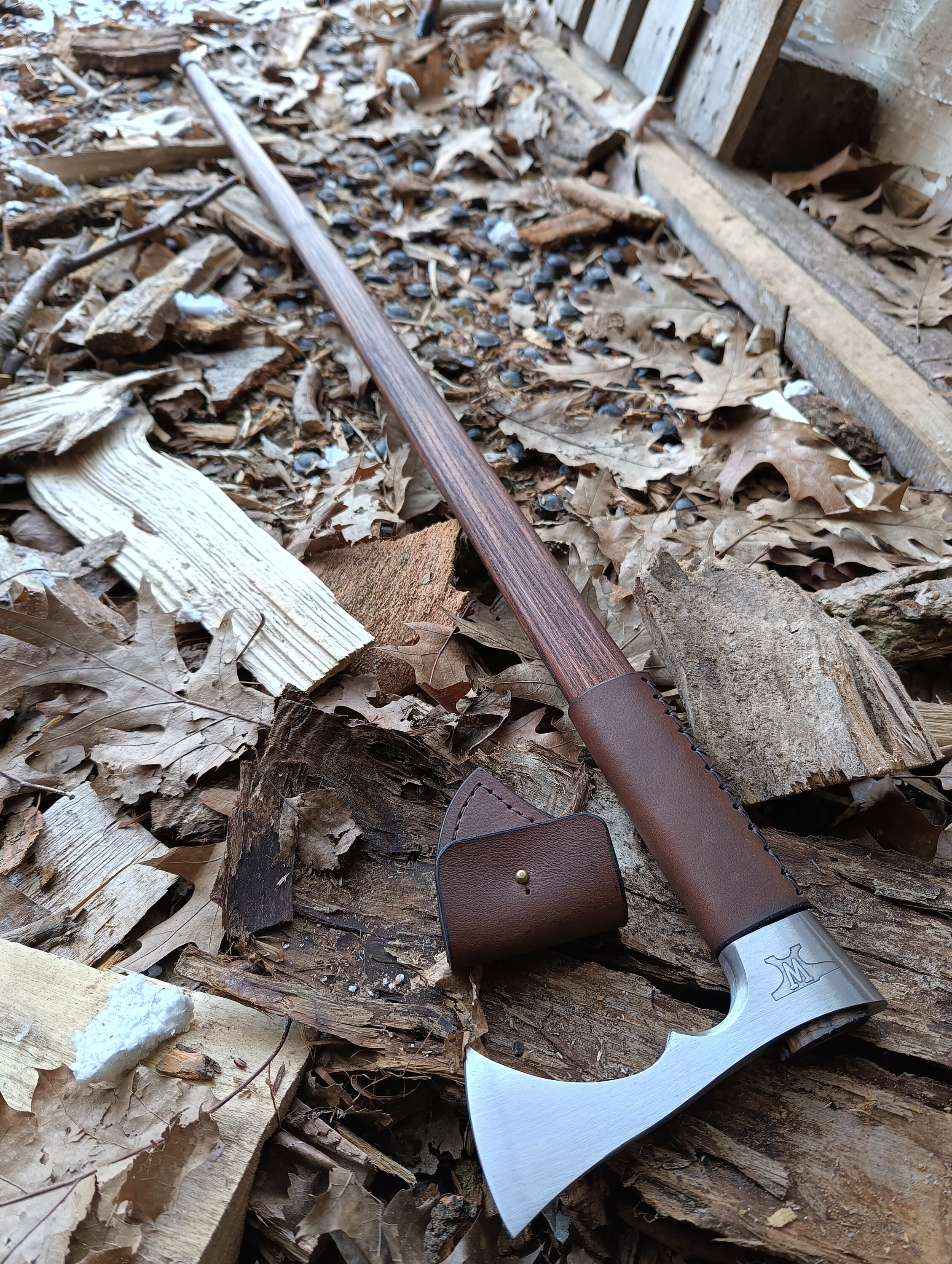 Highlanders Axe Shepherd's Axe Hatchet Blacksmithing Paweł Wronek Hand ...