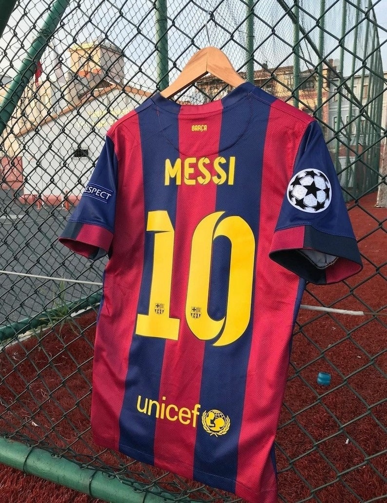 Barcelona Home 2014-2015 Retro Jersey 10 , Retro Barcelona Jersey ...