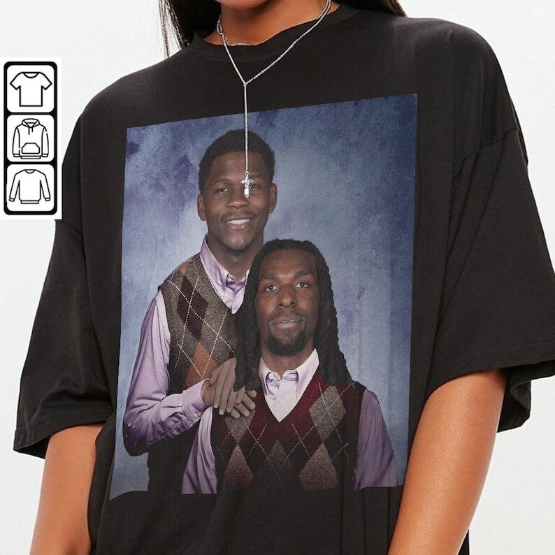 Naz Reid Anthony Edwards Minnesota Basketball Shirt, Timberwolves Step ...