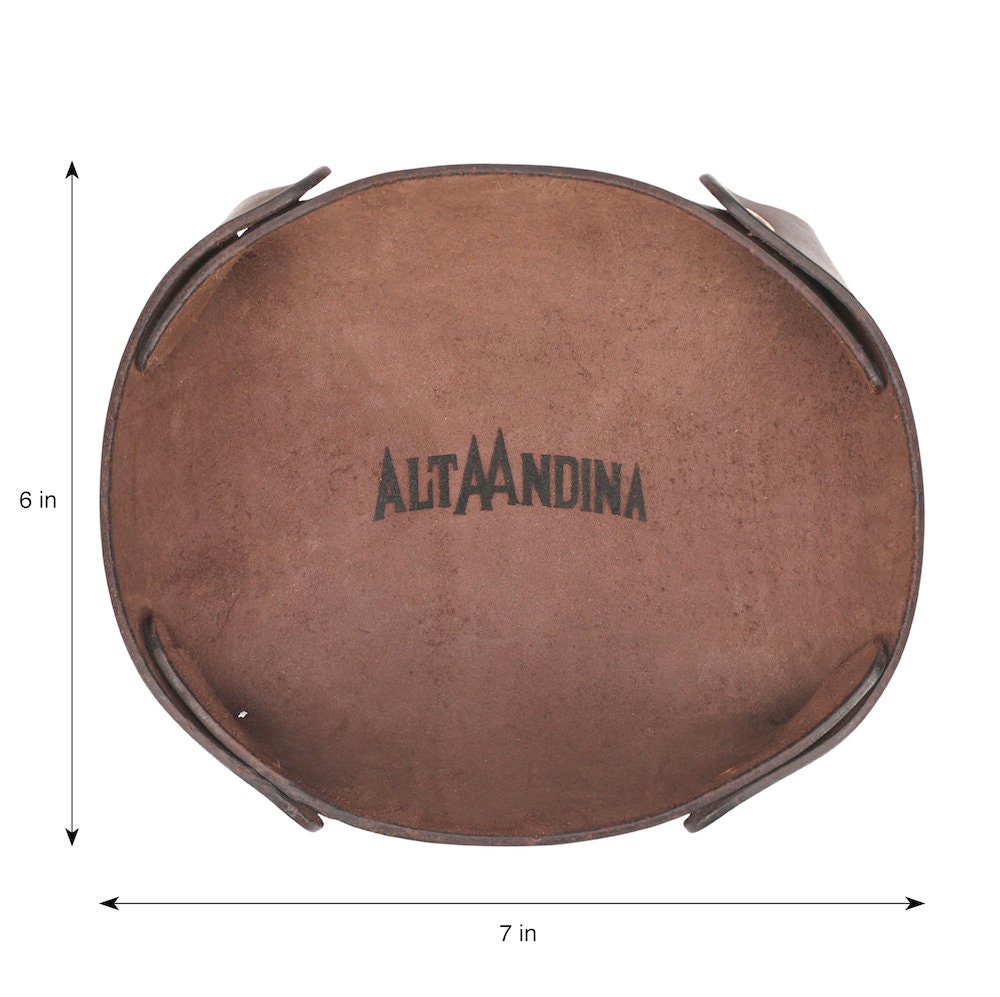 Alta Andina Large Leather Valet Tray / Catchall Full Grain - Etsy
