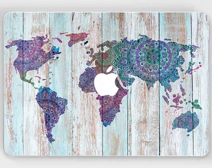 Physical Formulas Mac Pro 16 Inch World Map Skin MacBook Air 15 Skin ...