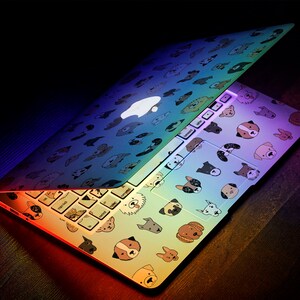 Dog Decal MacBook Air Skin Cover MacBook Pro 13 Mac Book 15 Inch Cute ...