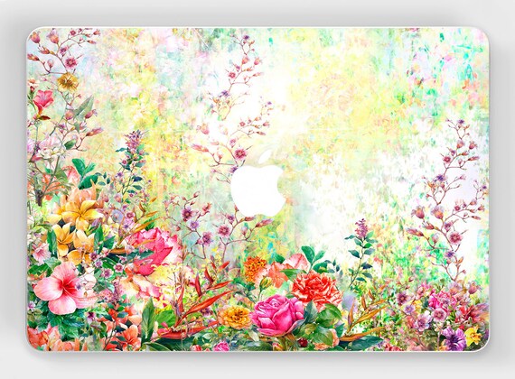 Wild Flower Painting A1706 Mac Book Pro 14 A2251 Floral Decal | Etsy