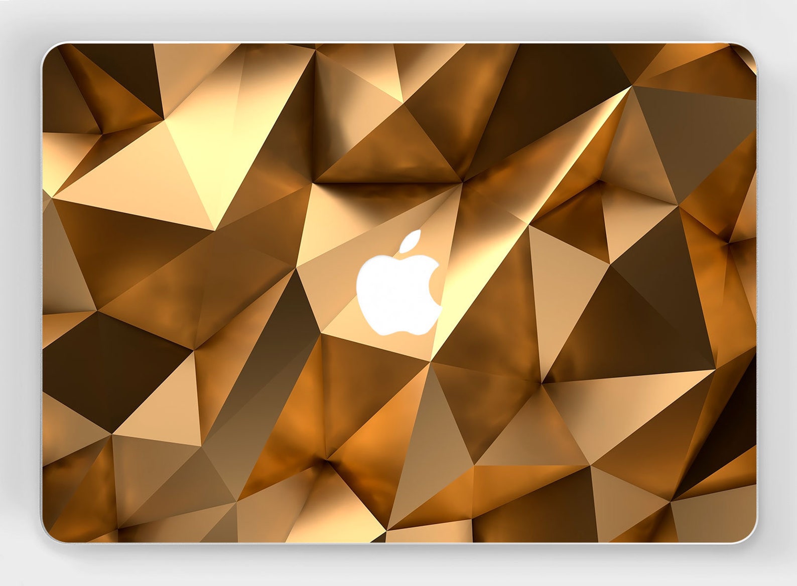 Gold Macbook Cover Geometric Design Macbook Pro 15 2018 Vinyl | Etsy