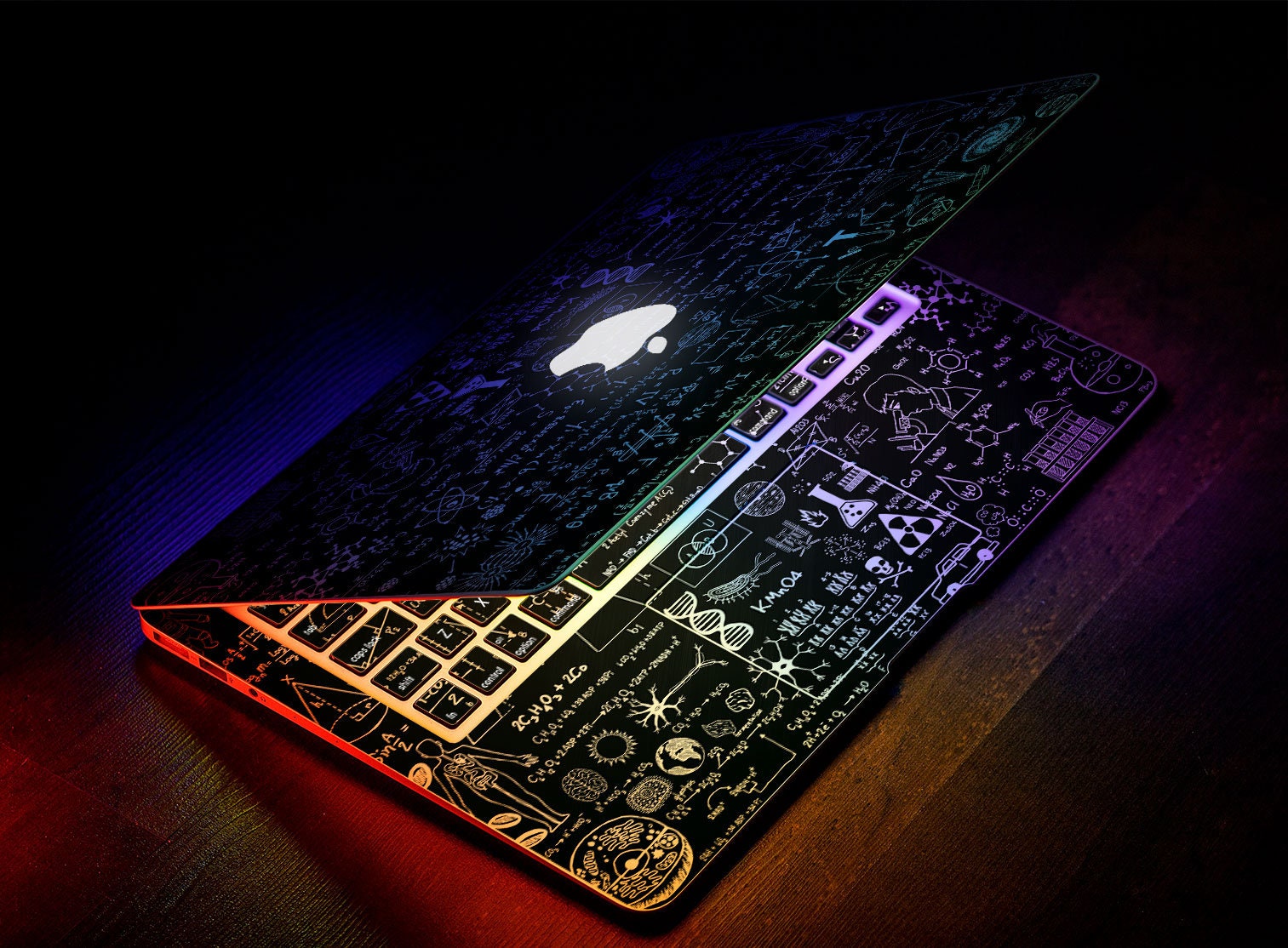 Science Decal Macbook Pro 13 Cover Macbook Skin Black A1707 - Etsy