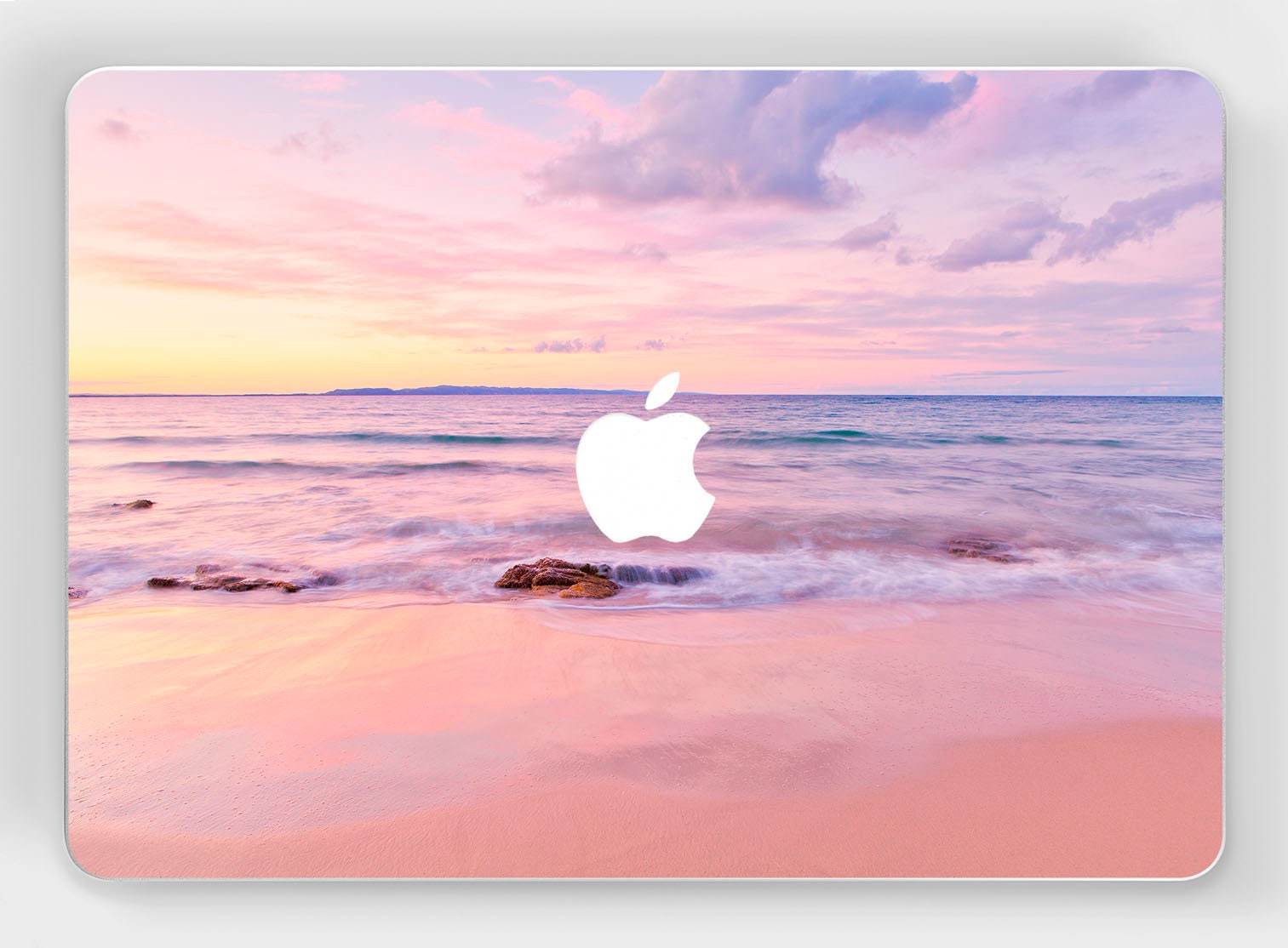 Macbook Skin Pink Beach Mac Book Air 13 Inch 12 Sticker Ocean - Etsy