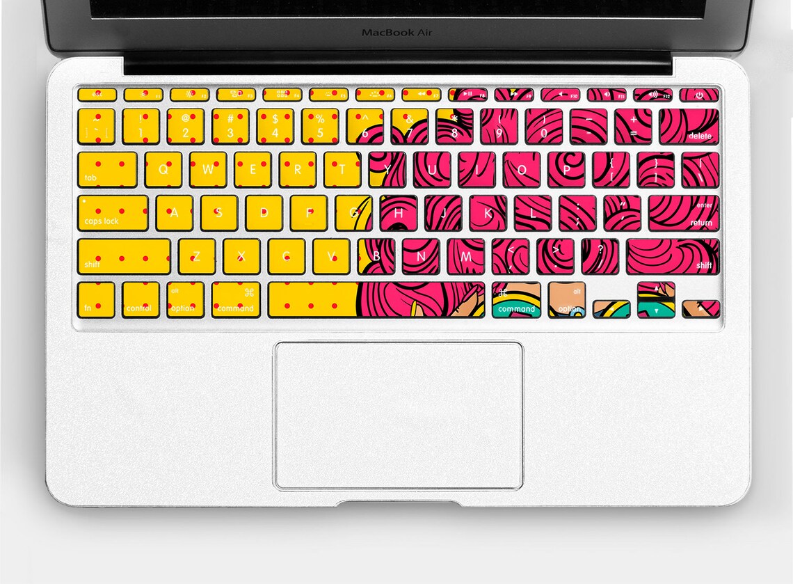 Pop Art Painting Macbook Pro 14 M1 2021 2018 Mac Book 16 Skin - Etsy