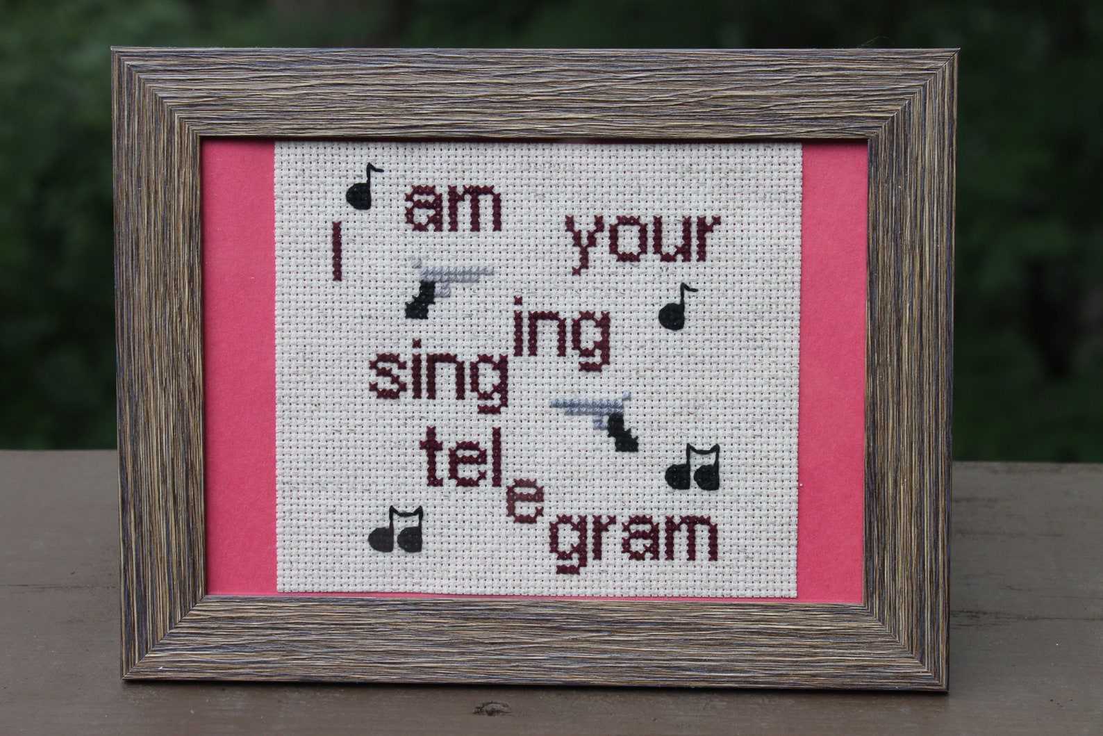 Clue Singing Telegram Cross Stitch | Etsy