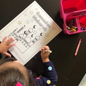 Ramadan Coloring Pages, Ramadan Mubarak, Ramadan Activity, Toddler ...