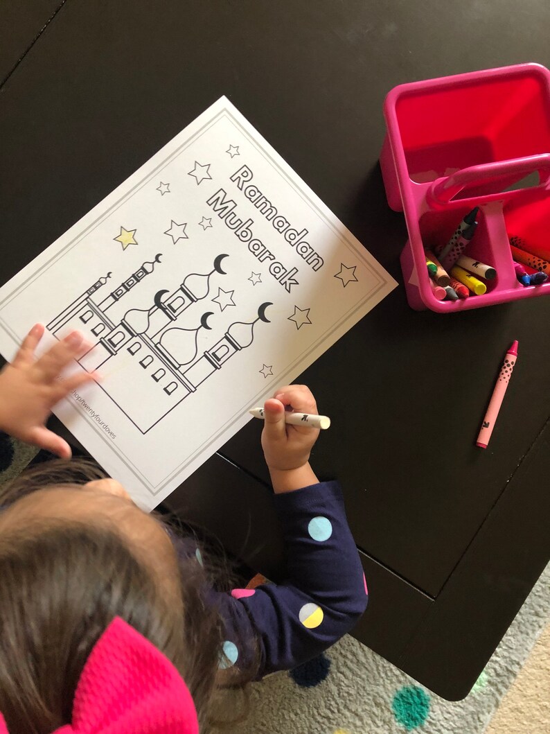 Ramadan Coloring Pages Ramadan Mubarak Ramadan Activity - Etsy