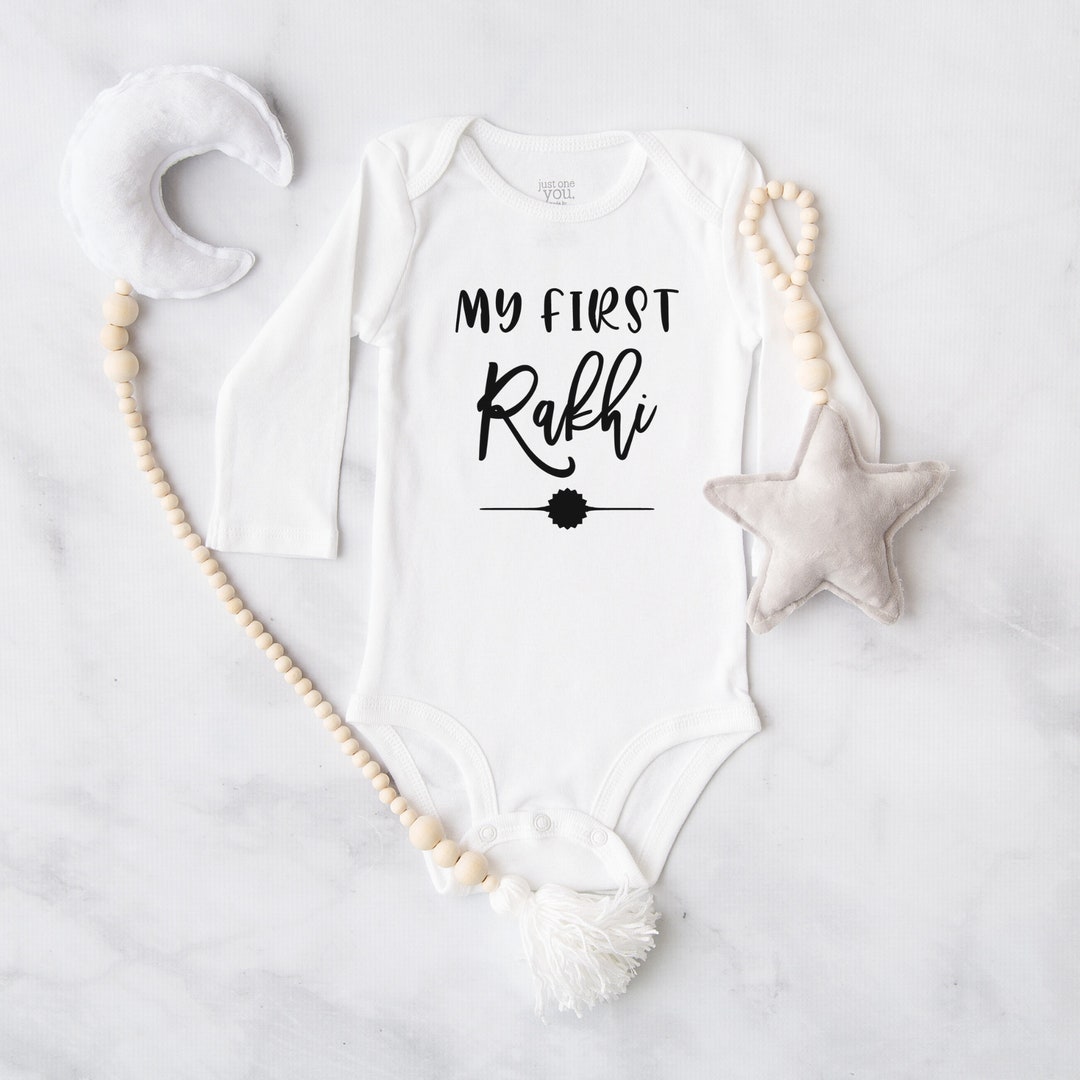 My First Rakhi Onesie®, Muslim Onesie® Baby, Baby Girl, Boy Newborn ...