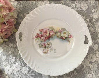 Taihei China Springtime Pattern Dessert Plate, Vintage Floral Dessert ...