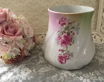 Vintage Rose Vase - Etsy