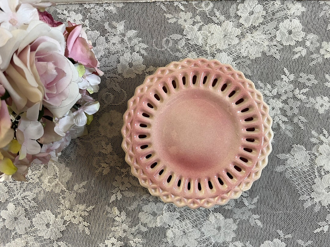 Set of 4 Pretty Pink Rose Coasters - Etsy
