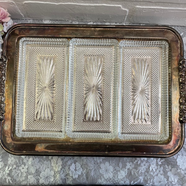 Antique Serving Tray - Etsy
