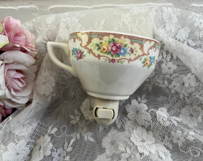 Handcrafted Teacup Night Light - Etsy