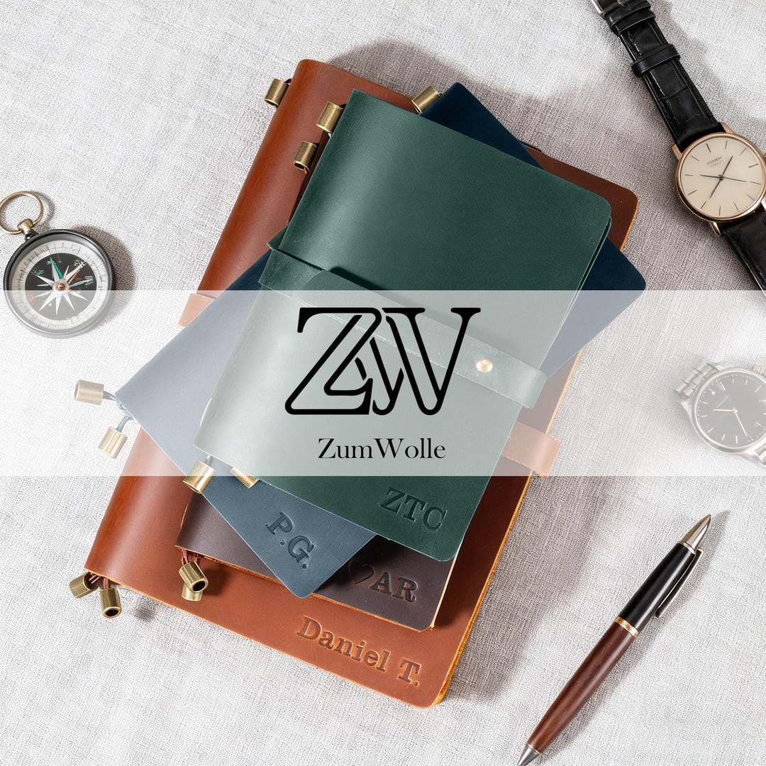Personalized Logo for Leather Notebook - Etsy