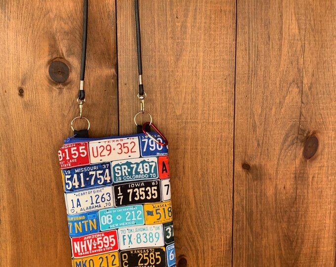 Unique License Plate Design Crossbody Bag, NEW! - Etsy