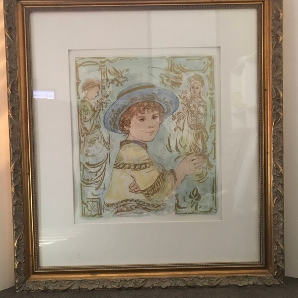 Edna Hibel Print - Etsy