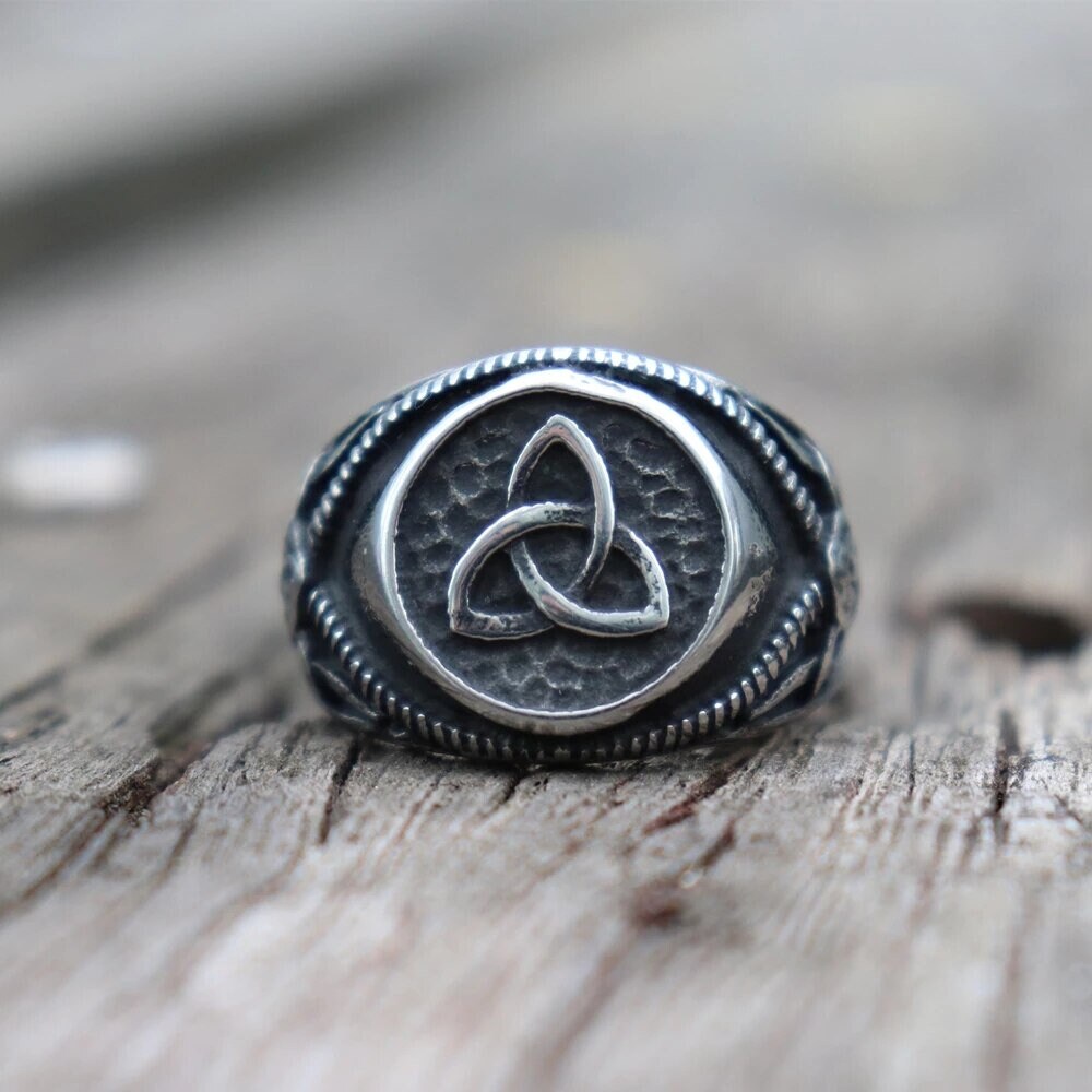 Viking Trinity Knot Triquetra Knot Celtic Knot Stainless Steel - Etsy UK