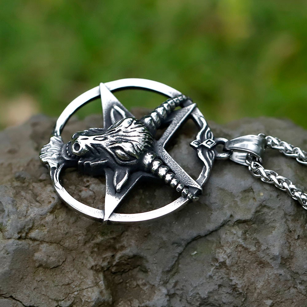 Sigil of Baphomet Pentagram Goats Head Devil Demon Satanic - Etsy Canada