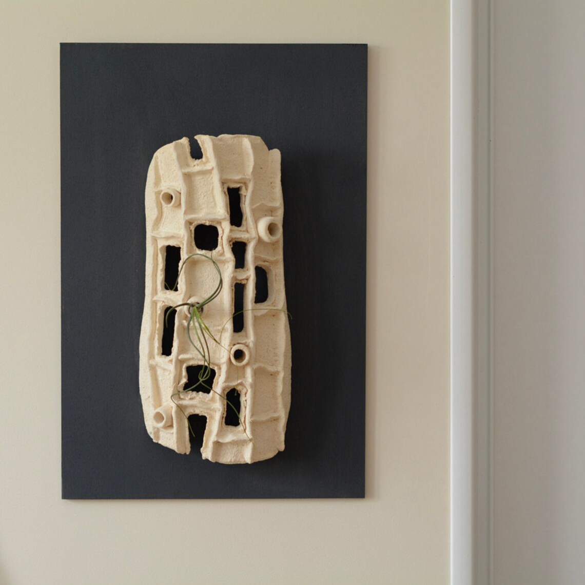 Minimalist Tree Trunk Ceramic Sculpture Organic Wall Art | Etsy