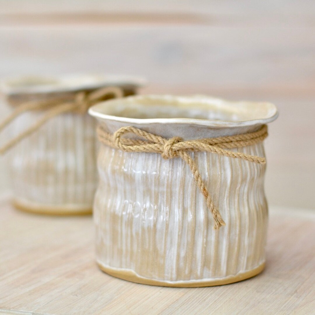 Minimalist Fluted Plant Pot - Etsy