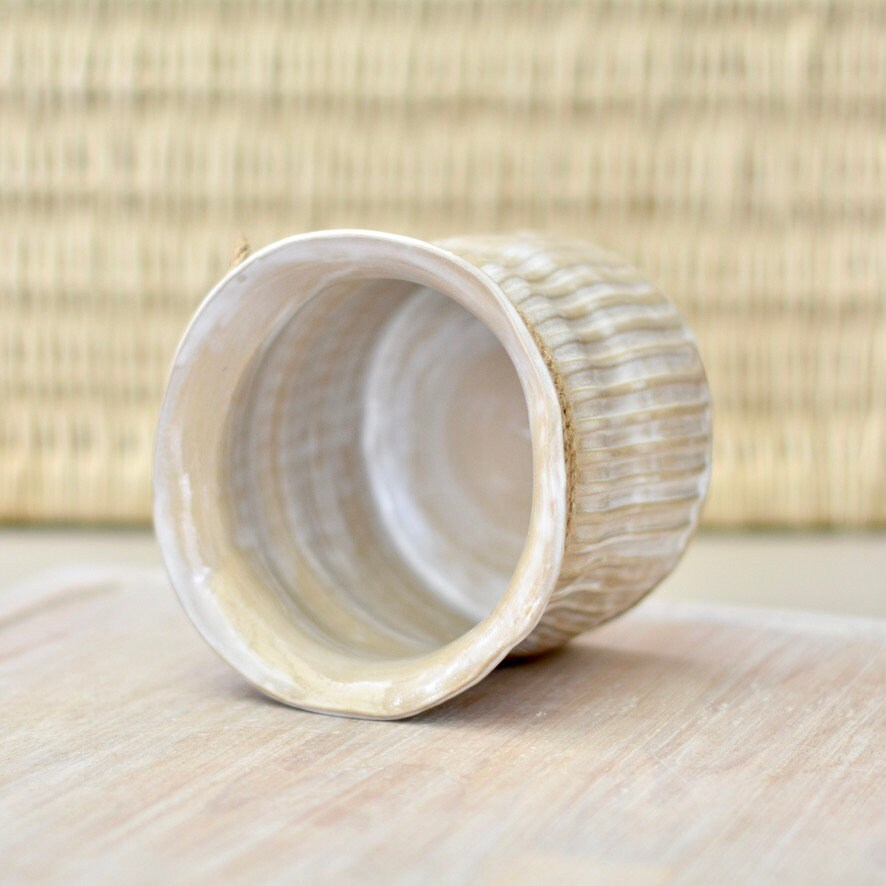 Minimalist Fluted Plant Pot - Etsy